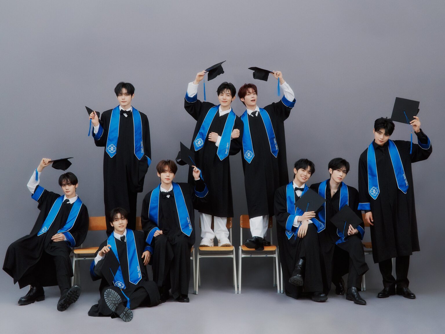 ZEROBASEONE Appears in Graduation Gowns for ‘RE-FLOW’